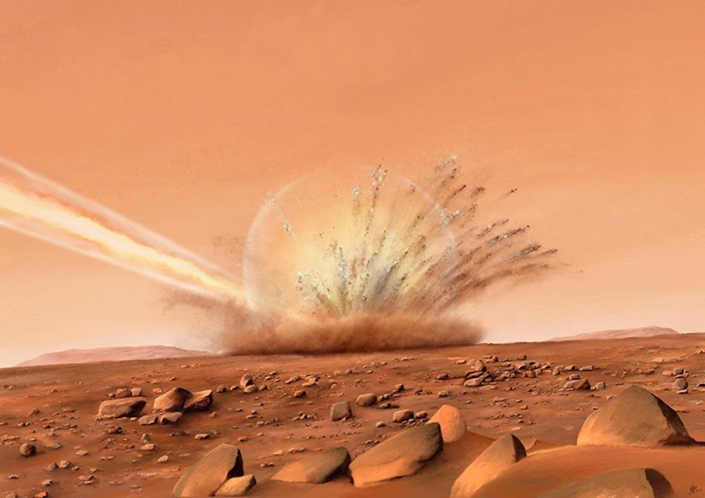 Meteoroid Strike Caught Live On Mars - The Morning News